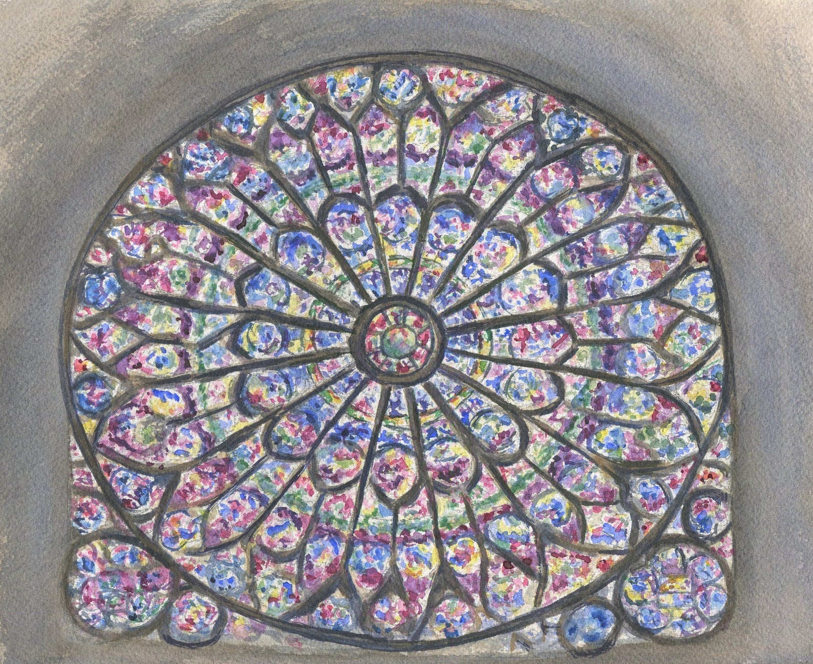Notre Dame Cathedral Rose Window